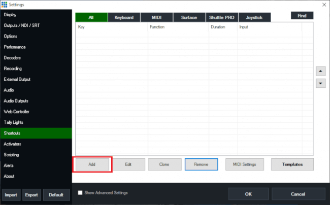 How to use vMix Shortcuts - vMix Blog
